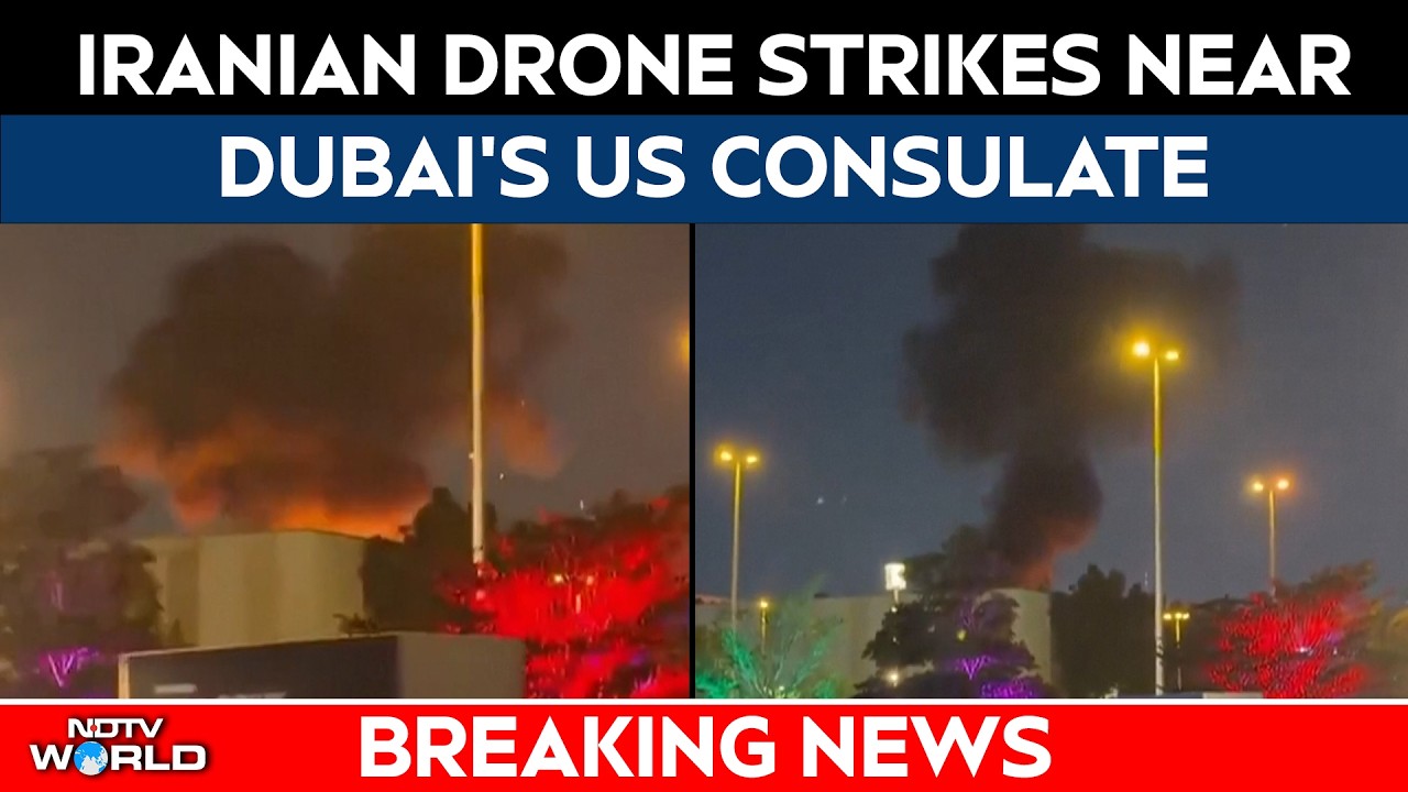 Iran Attacks Dubai | Iranian Drone Causes Huge Explosion Near US ...