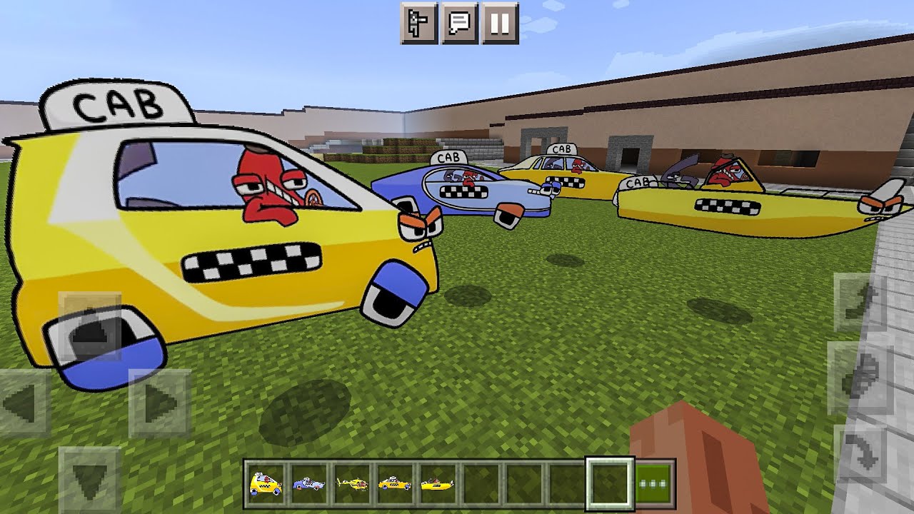 Cab Alphabet Lore Nextbots in Minecraft PE - YouTube