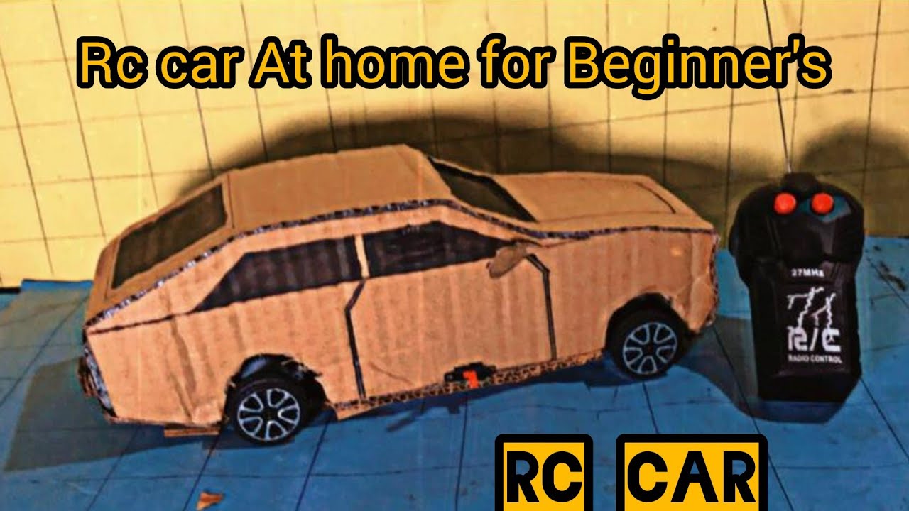 Making Remote Control Cardboard car At Home [DIY cardboard RC car ...