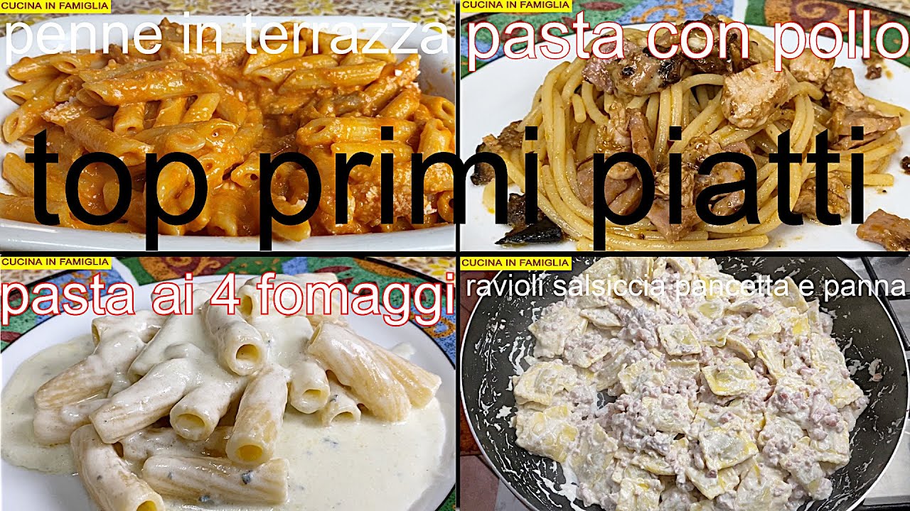 TOP 4 PRIMI PIATTI DELLA DOMENICA RICETTE GUSTOSE SEMPLICI E VELOCI ...