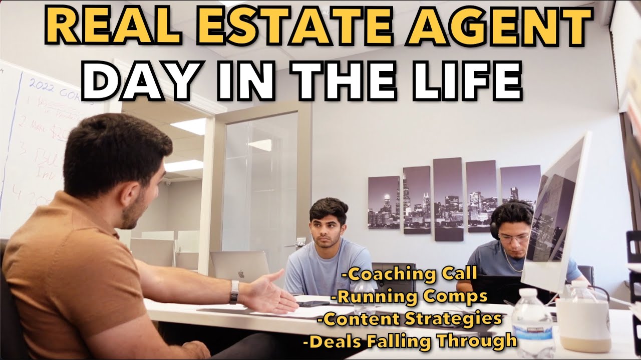 DAY IN THE LIFE OF A REAL ESTATE AGENT | RUNNING COMPS | VIRAL CONTENT ...