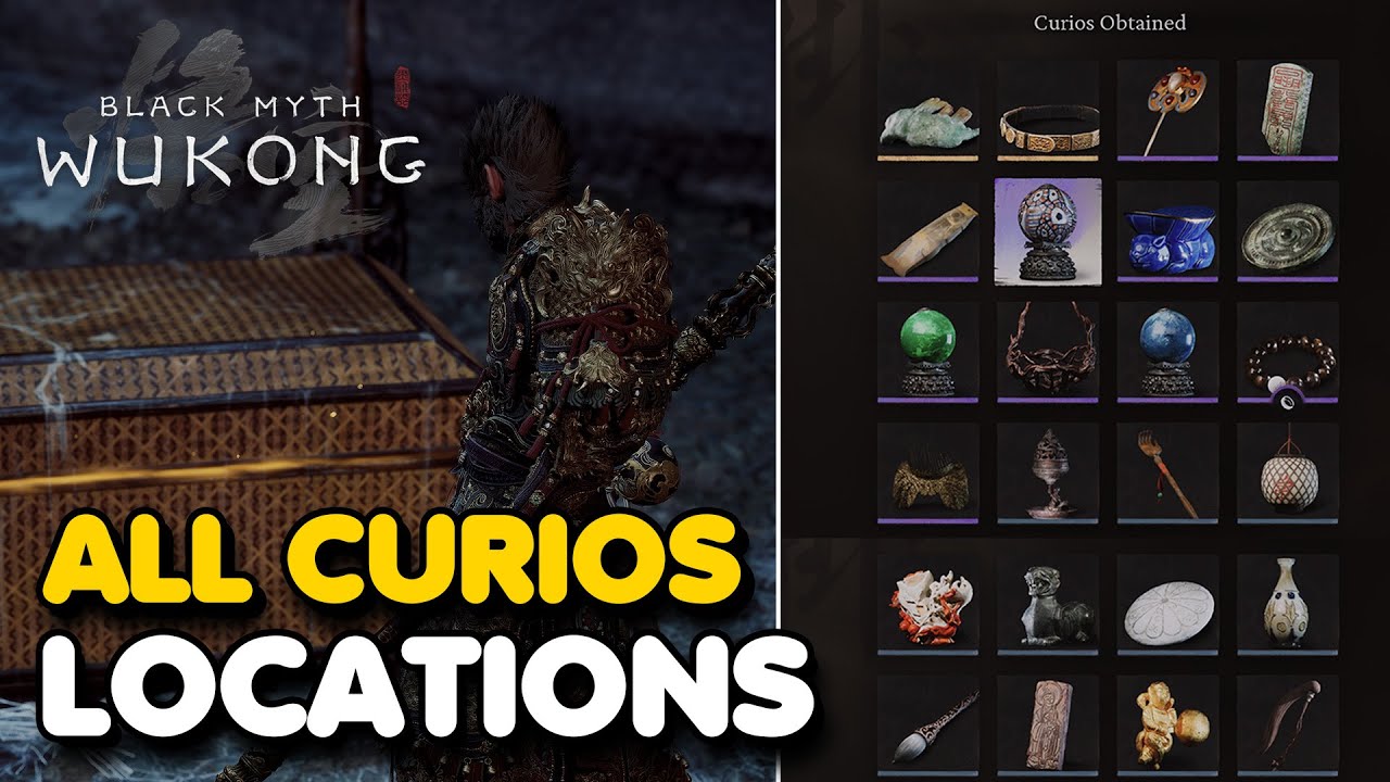 Black Myth: Wukong - All Curio Locations (A Curious Collection Trophy ...