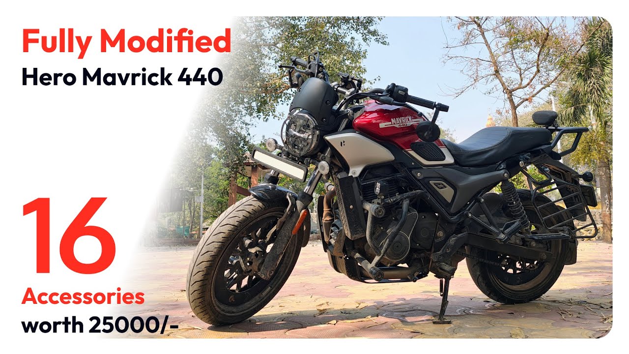 Best MODIFIED Mavrick on Internet | Hero Mavrick 440 | #bikeaccessories ...
