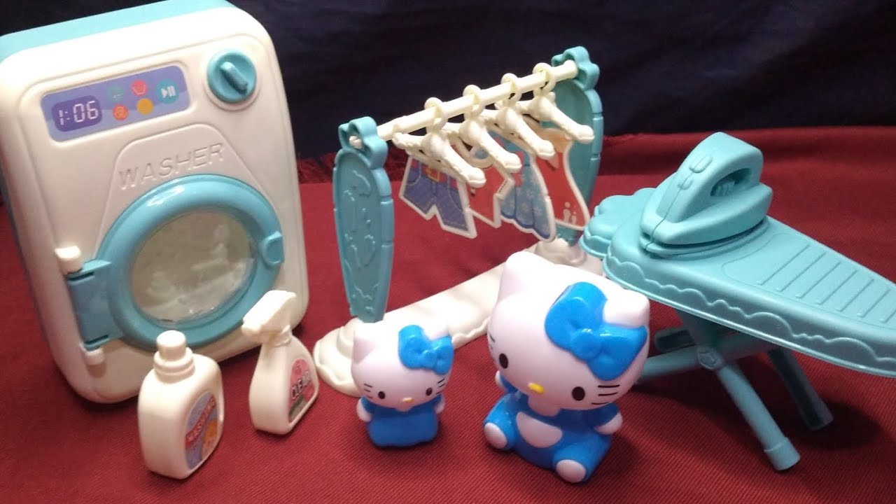 11 minutes satisfying with hello kitty laundry set | mytoys - YouTube