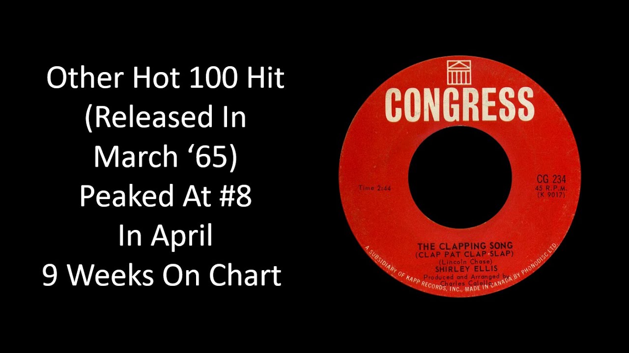 1965 - Shirley Ellis - The Clapping Song (Clap Pat Clap Slap) (107 ...