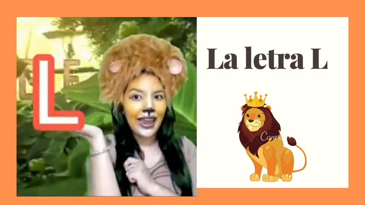 letra L para niños - cómo enseñar la letra L - YouTube