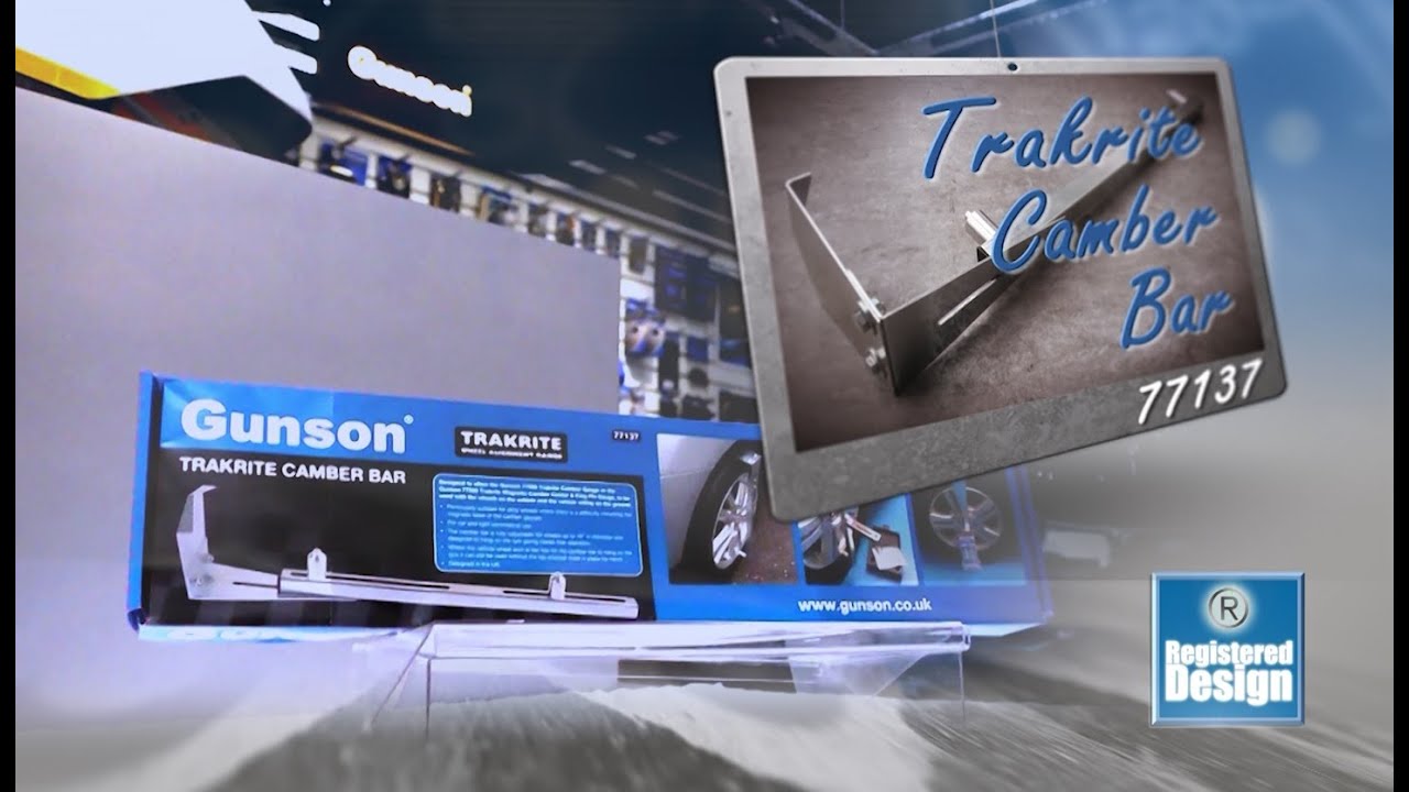77137 | Gunson Trakrite Camber Bar and Camber Gauges range - YouTube