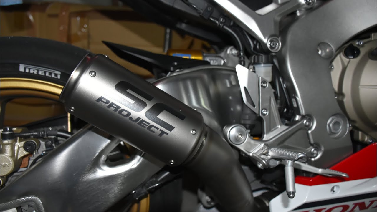 [CBR1000RR SC77] SC PROJECT マフラー - YouTube