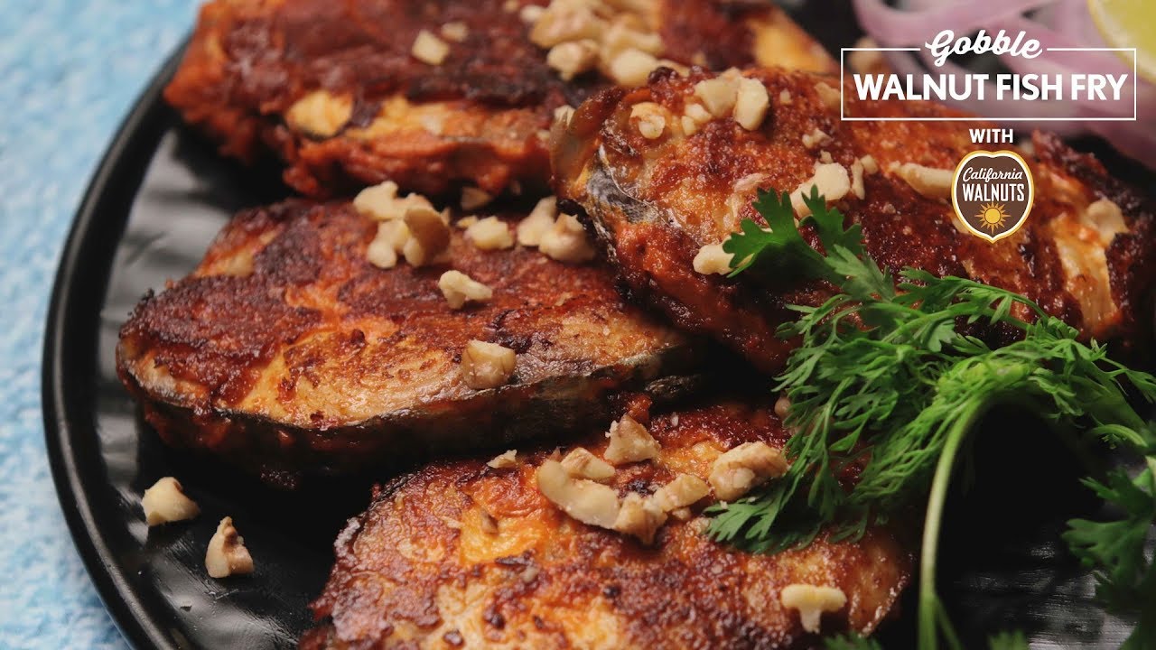 Gobble | Walnut Fish Fry | वालनट फिश फ्राई | Seafood - YouTube