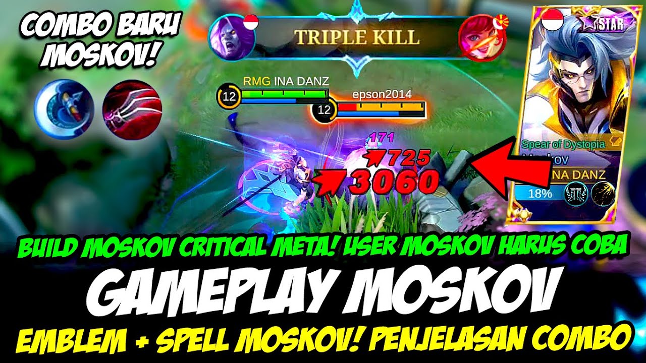 MOSKOV CRITICAL META EMBLEM MOSKOV & BUILD MOSKOV TERSAKIT 2023 ...