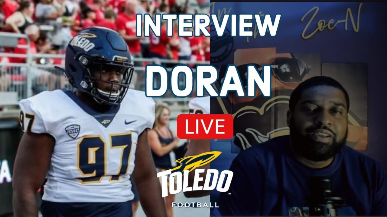 TOLEDO ROCKETS DT DORAN RAY JR TALK FOOTBALL IN HIS NEXT STEP - YouTube