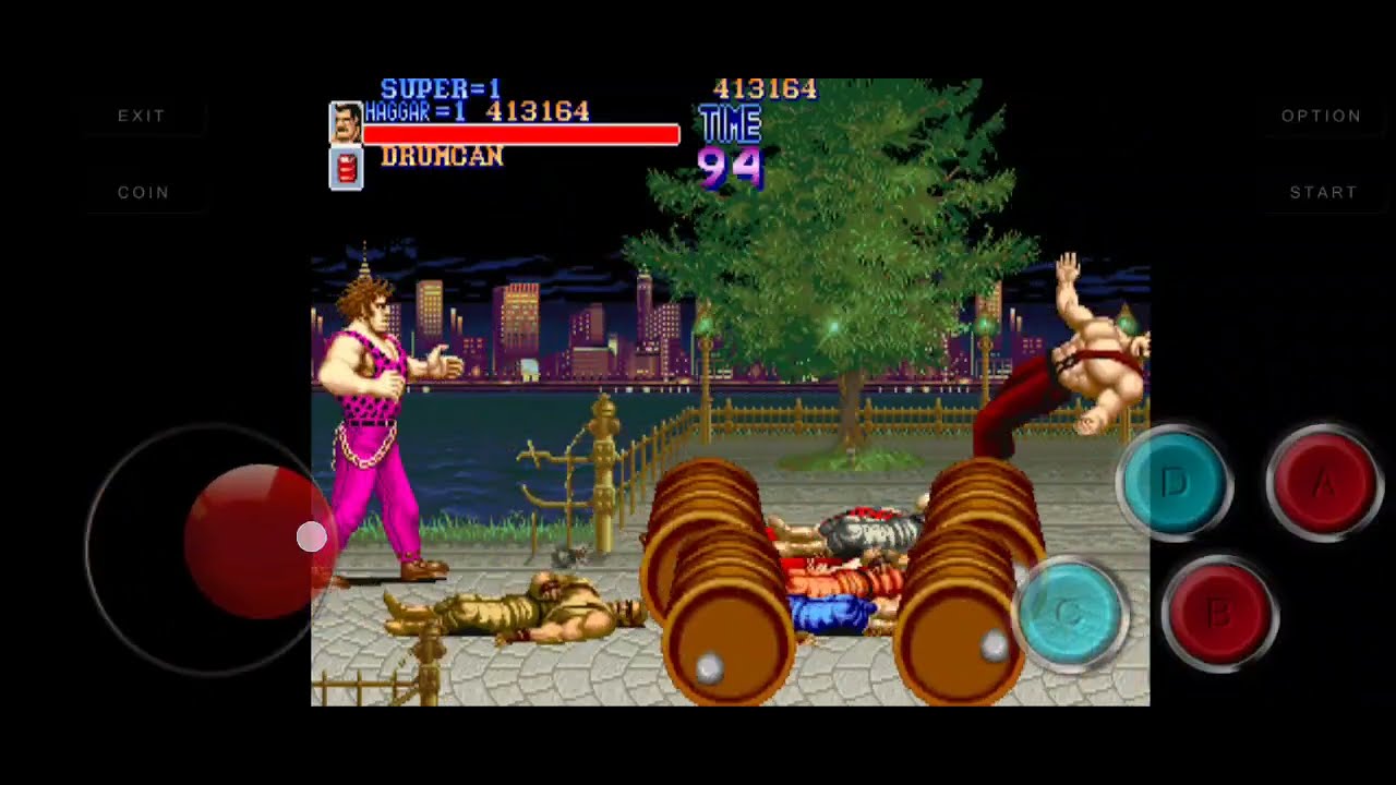 FINAL FIGHT HACK MAME GAMEPLAY ON ANDROID - YouTube