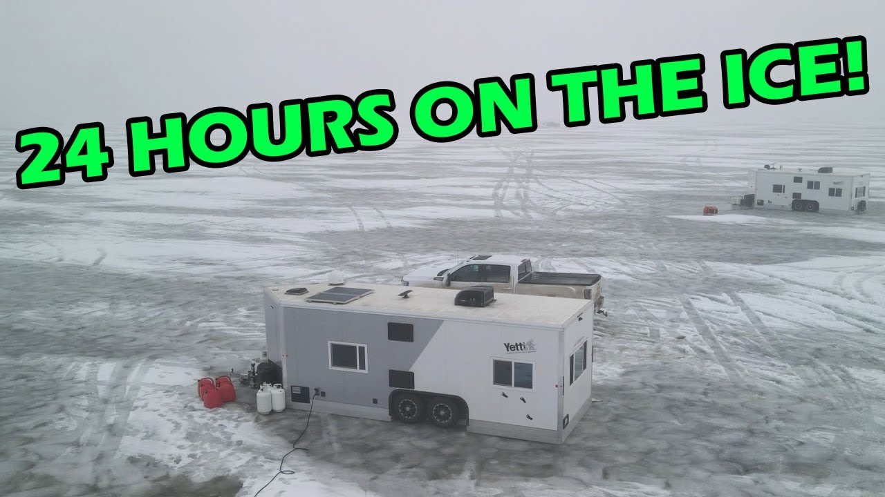 Overnight Ice Fishing in STYLE! | Lake Winnipeg - YouTube