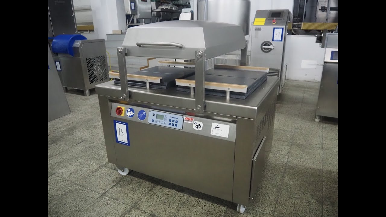 1722-75: Multivac double chamber vacuum machine - YouTube
