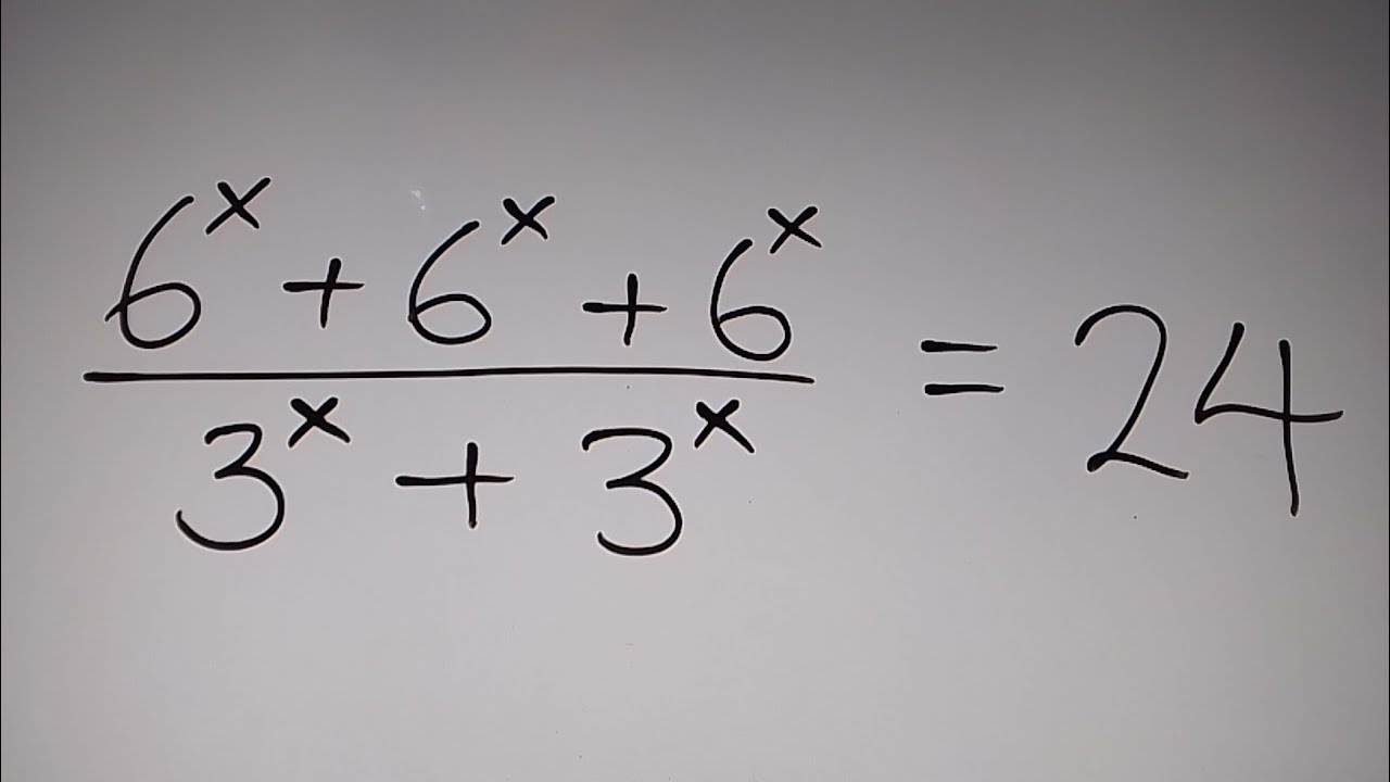 A Nice Algebra Equation | Basic Mathematics - YouTube