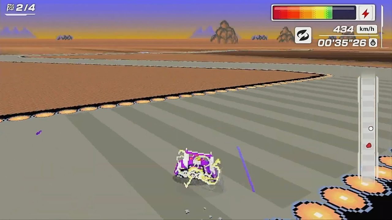 F-Zero 99 - Red Canyon II - Golden Fox - 1'55"81 [Old World Record ...