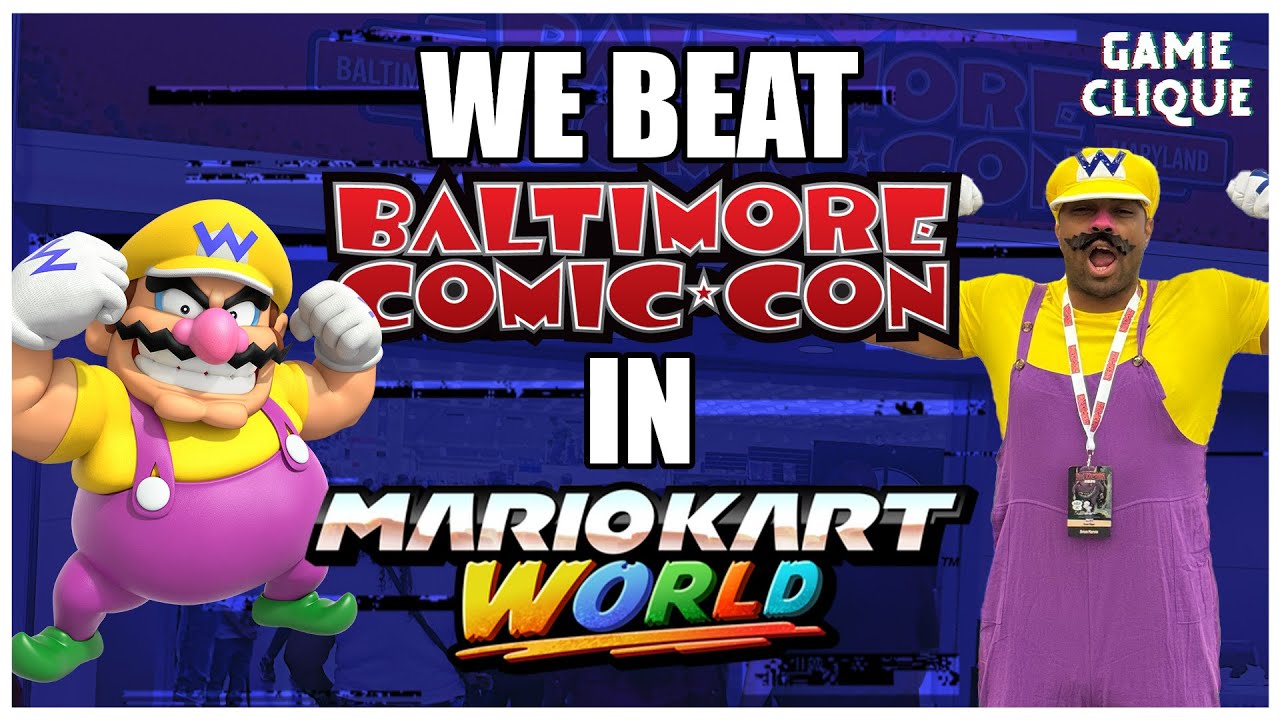 I Whooped EVERYONE at Baltimore Comic Con in Mario Kart World! - YouTube