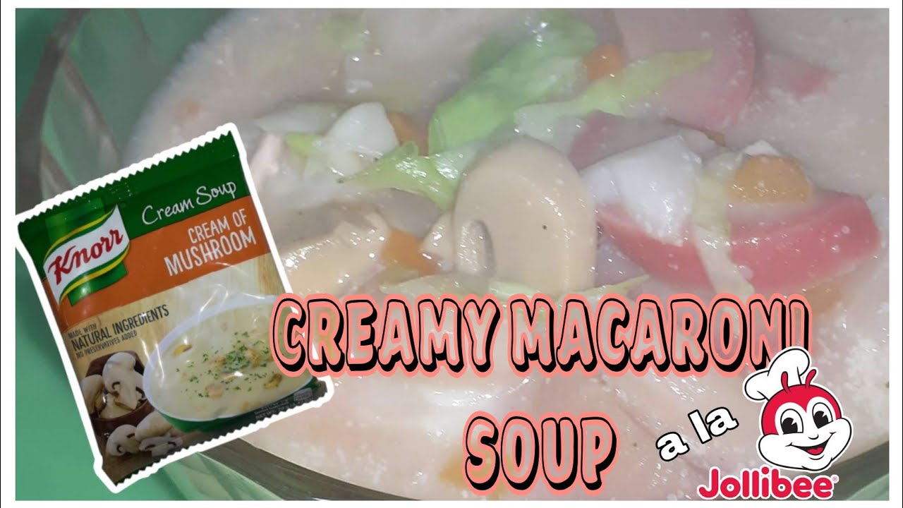 SOPAS | CREAMY MACARONI SOUP | JOLLIBEE STYLE | MJ POLE ♡ - YouTube
