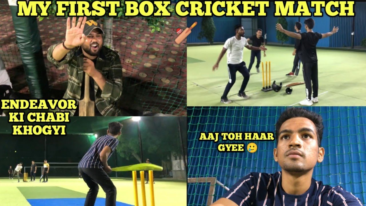 BOX CRICKET MATCH 🏏, ENDEAVOR KI CHABI KHOGYI ⚠️, AAJ TOH HAAR GYEE 🥲 ...