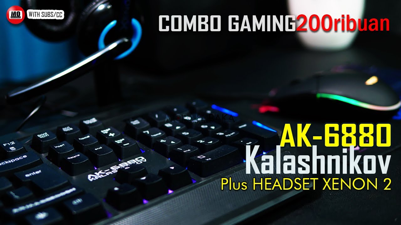 Review Keyboard Mouse Gaming Murah ARMAGEDDON AK-6880 - YouTube