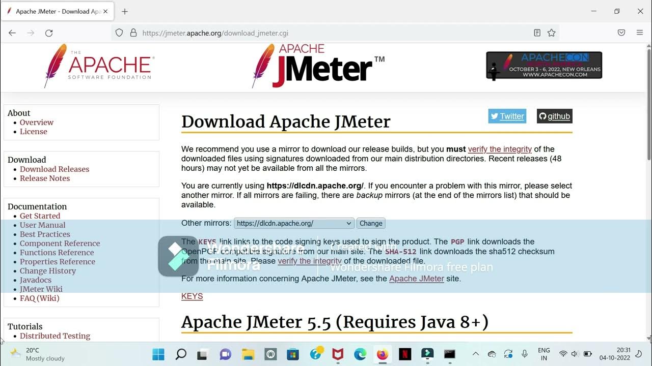 How to Install Jmeter On Windows 11 - YouTube