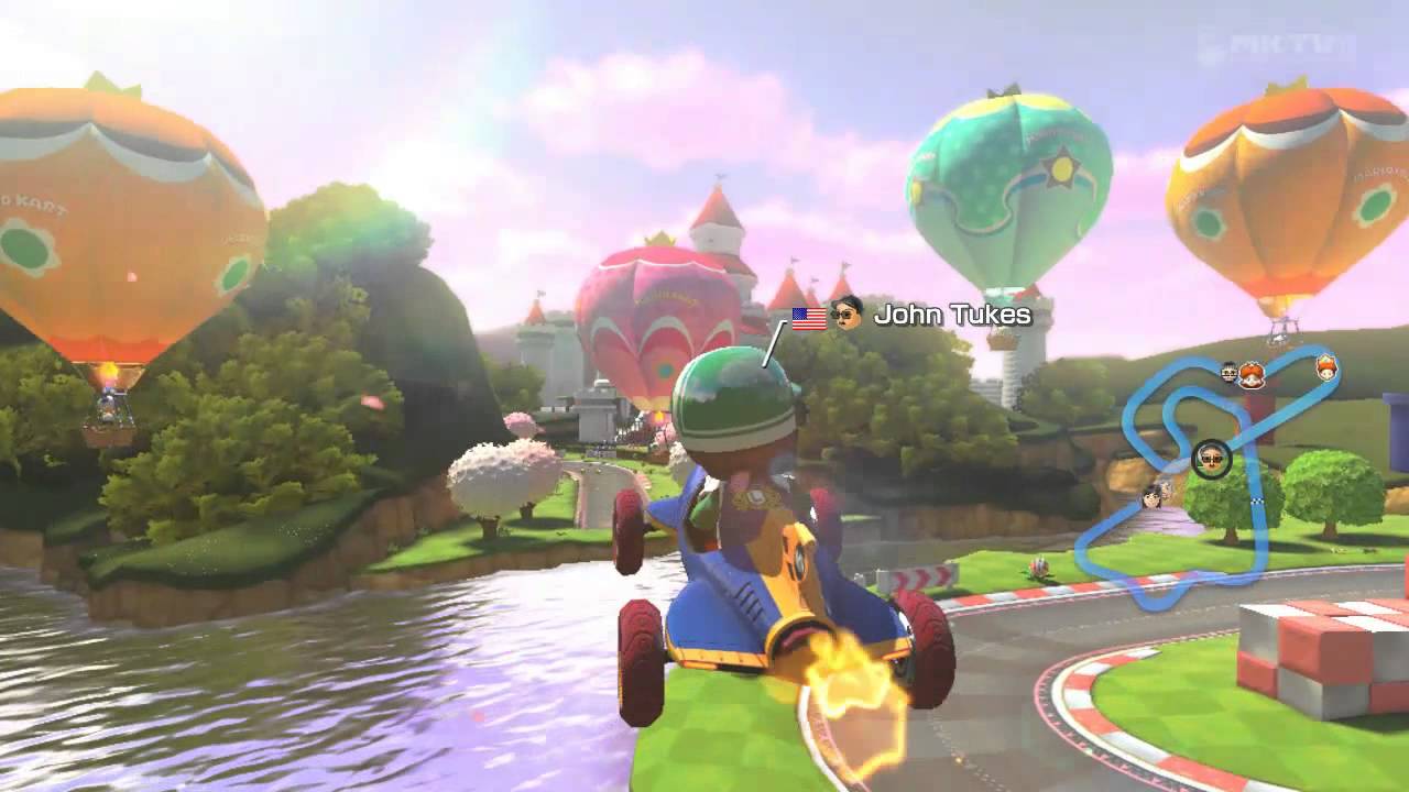 Wii U - Mario Kart 8 - (N64) Royal Raceway - YouTube