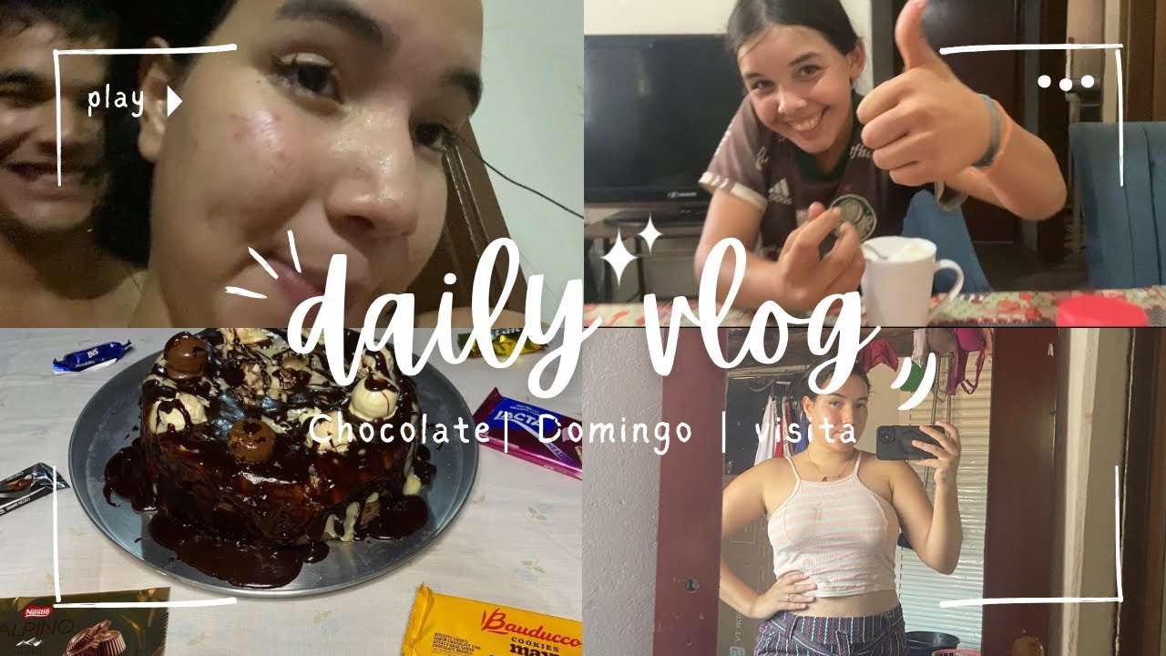 MEU DOMINGO | BODAS DE CHOCOLATE | VISITAS | morando com meu marido aos 18 anos - YouTube