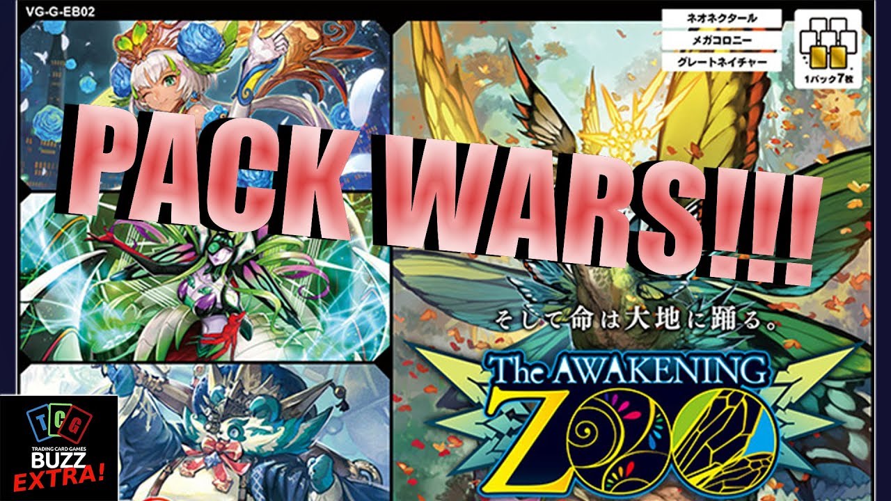 AMAZING PULLS! Pack Wars!!! Cardfight! Vanguard G G-EB02: The AWAKENING ...