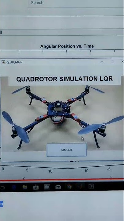 Quadrotor simulation LQR : Model and simulation - YouTube