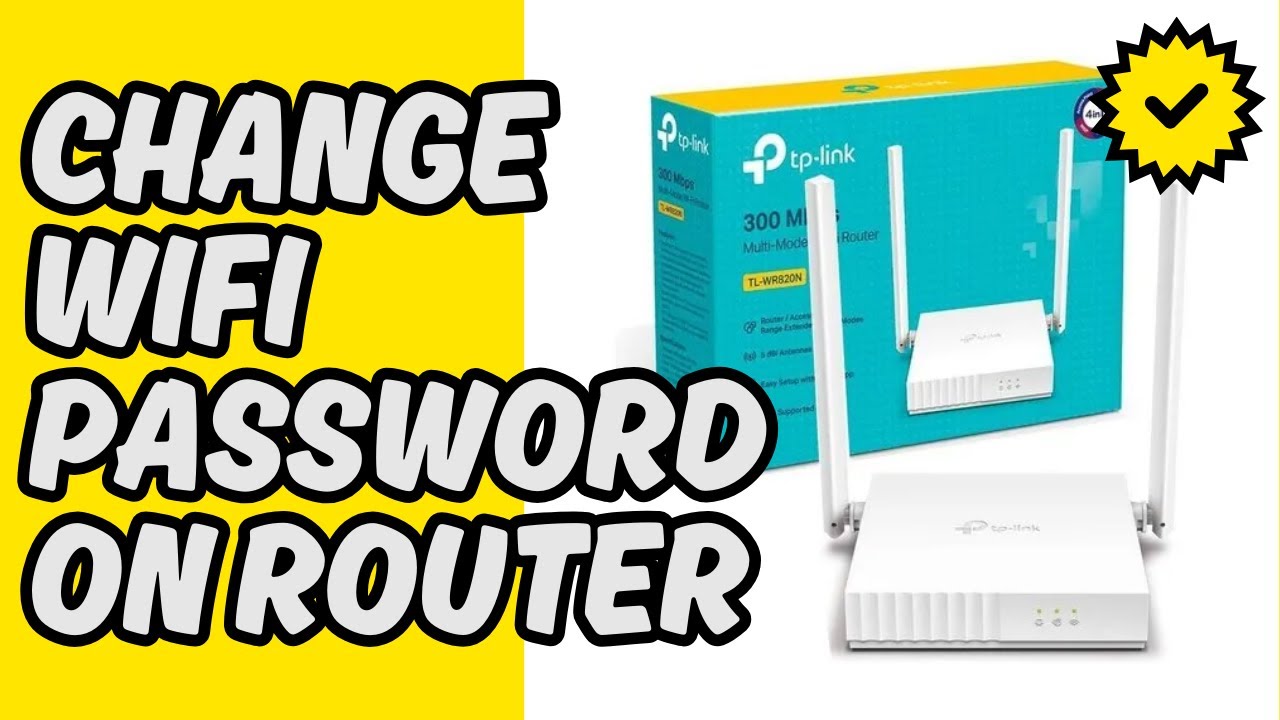 [Easy Guide] Change WiFi Password on TP-Link TL-WR820N Router - YouTube