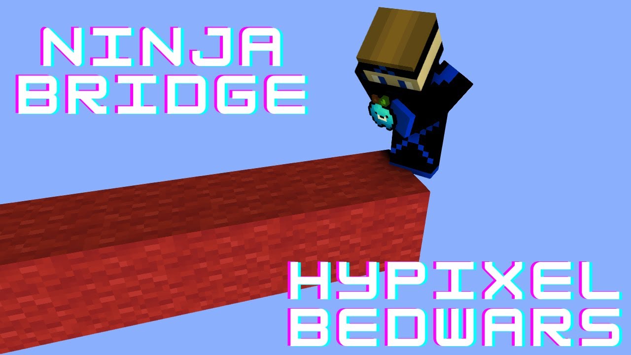 I learned how to Ninja Bridge!! #hypixelbedwars - YouTube