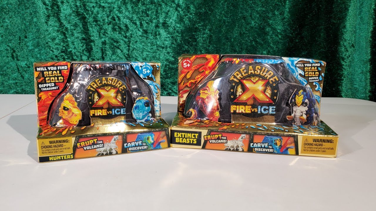 Treasure X Fire Vs Ice And Erupting the Volcano - YouTube