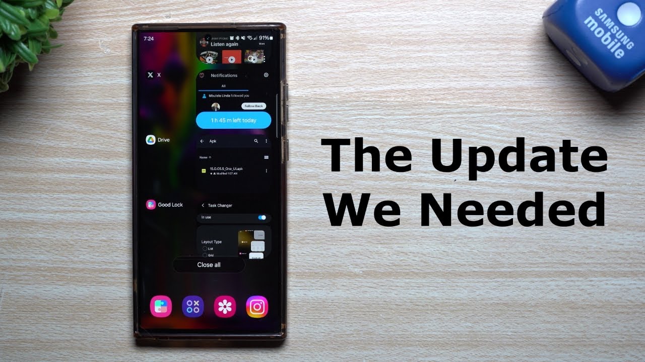 The Samsung One UI Home Update We Needed - YouTube