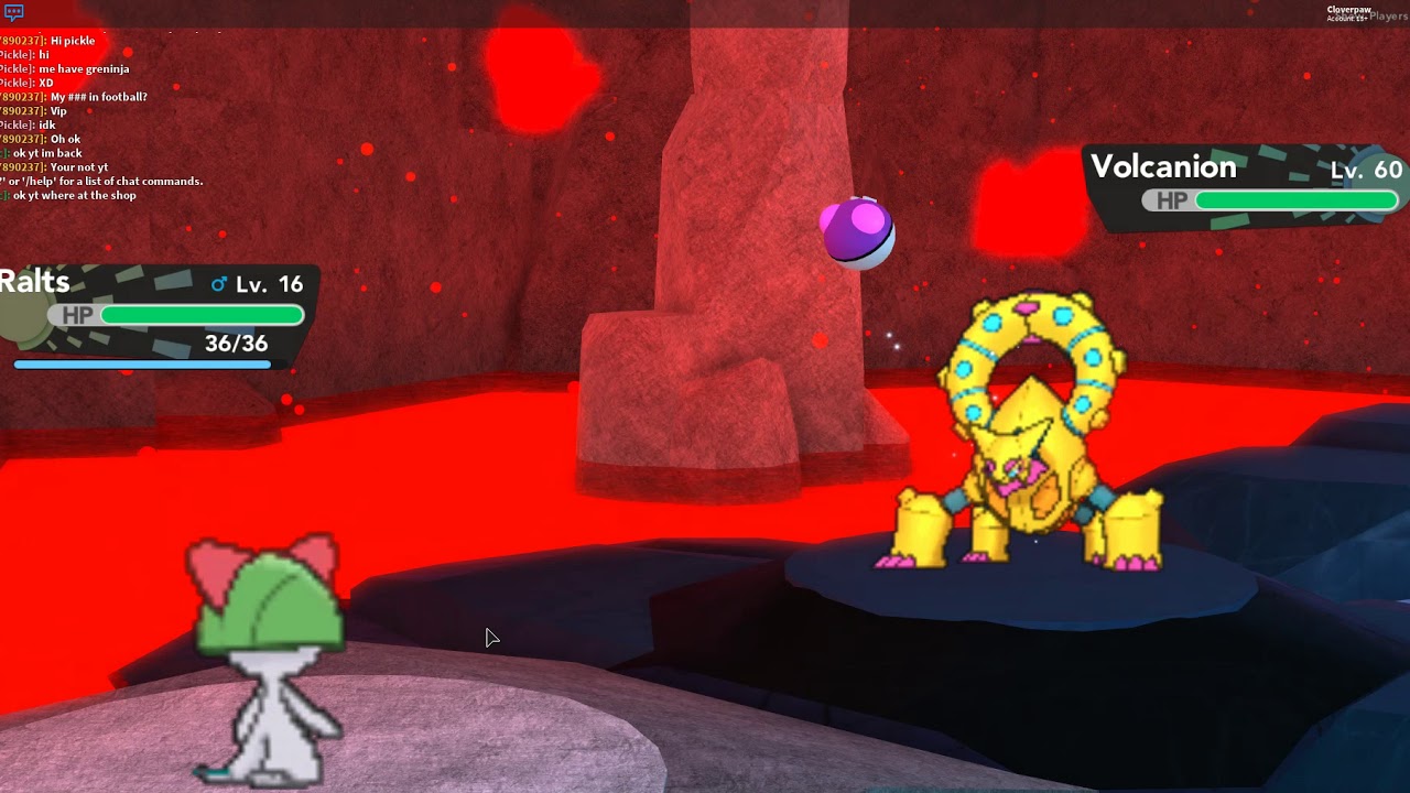 Pokemon Brick Bronze - Shiny (Modest) Volcanion - YouTube