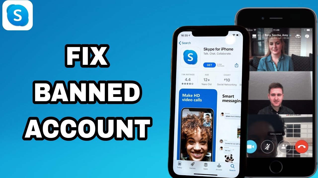 How To Fix And Solve Skype App Banned Account | Final Solution - YouTube