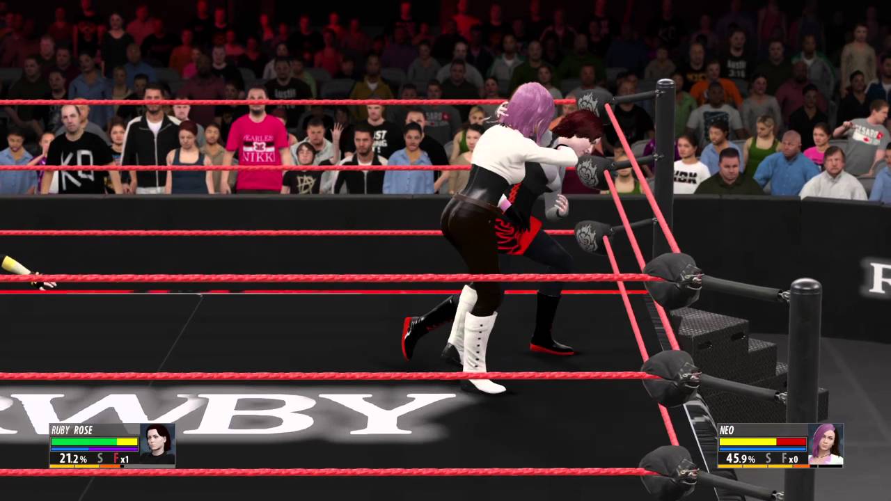 WWE 2K16 RWBY- Rwby w/yang vs Neo - YouTube