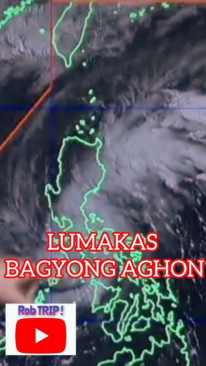 LUMAKAS BAGYONG "AGHON" MAG INGAT PO TAYO - YouTube