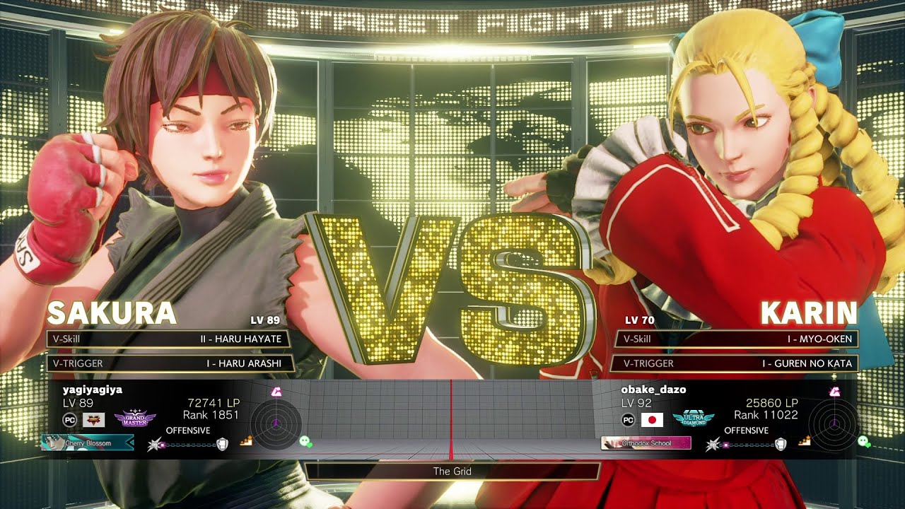 Street Fighter V CE 🔥 SAKURA VS KARIN - YouTube