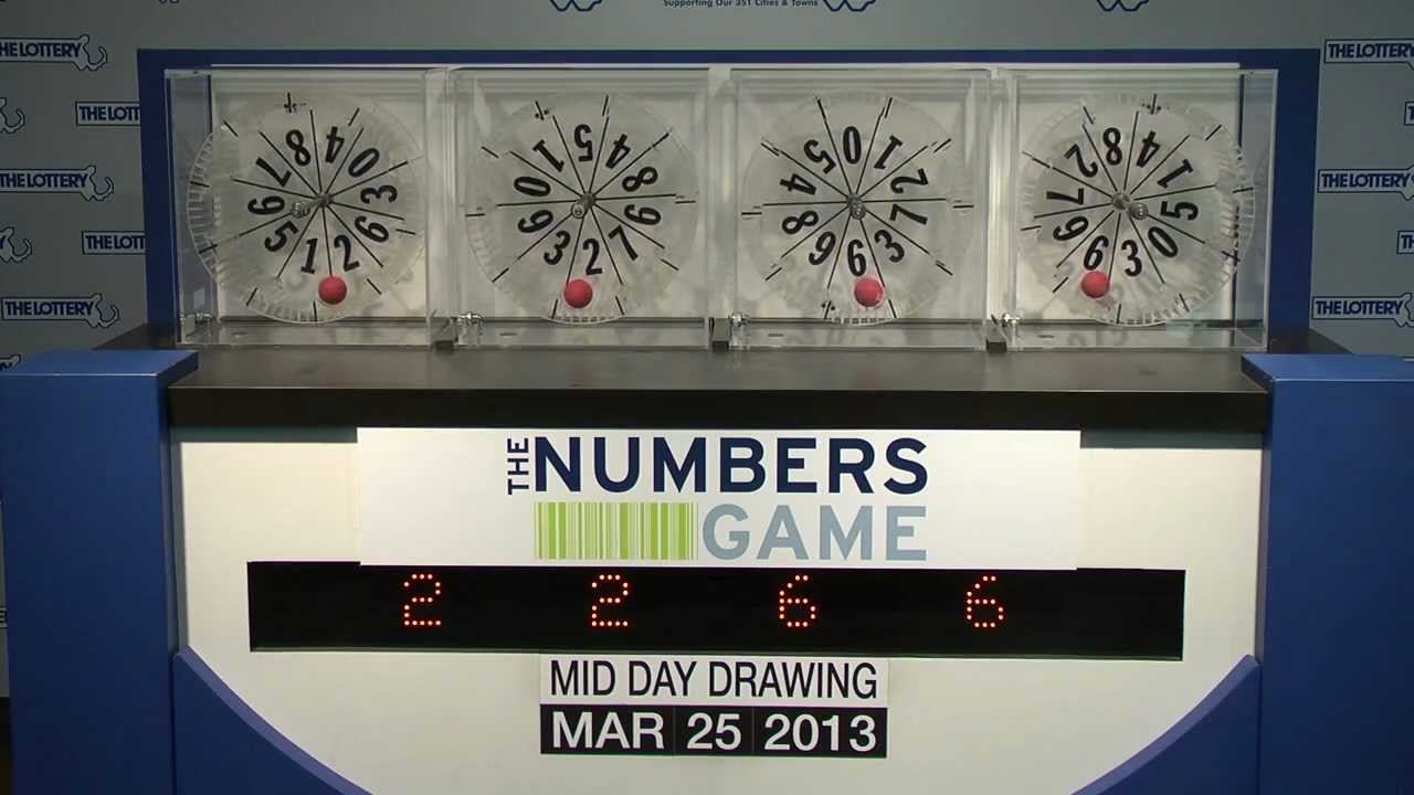 Midday Numbers Game Drawing: Monday, March 25, 2013 - YouTube