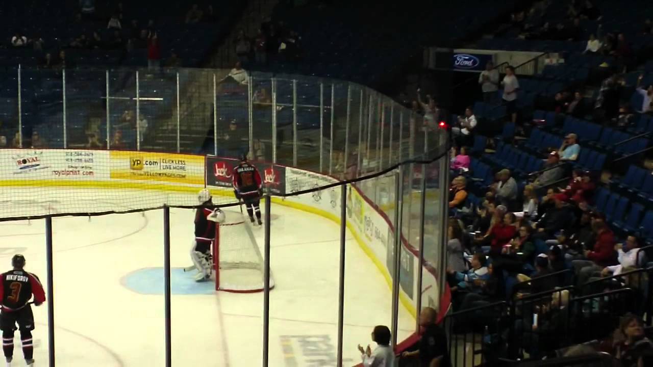 Tulsa Oiler goal vs Bloomington Blaze 12022011 - YouTube