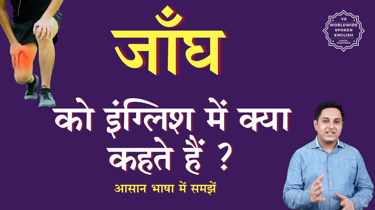 जाँघ को इंग्लिश में क्या कहते हैं | jangh ko English mein kya kahate ...