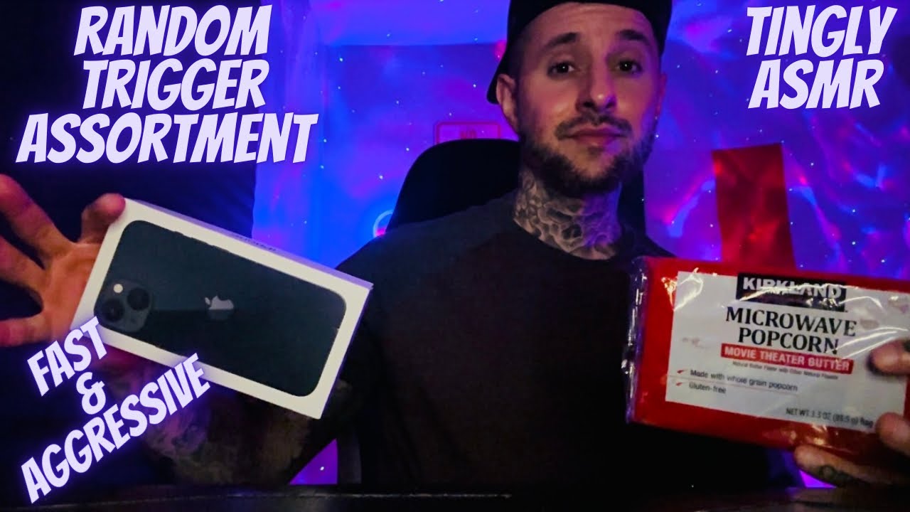 Fast & Aggressive Tingly ASMR | Hand Sounds Rambles & Random Trigger Assortment - YouTube