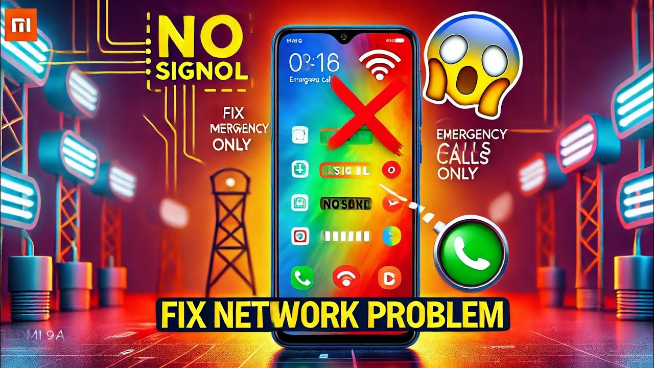 Redmi 9A network problem solution - YouTube