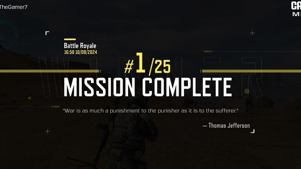 Mission Accomplished 💪 In Ranked match in Battle Royale in Call 🤙 Of ...