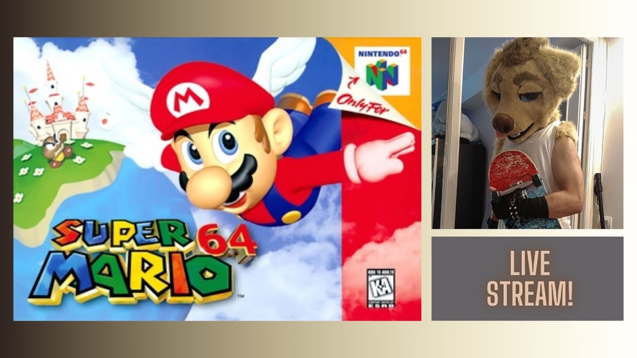 Super Mario 64 - Furry Live Stream - FULL PLAYTHROUGH - PART 1 - YouTube