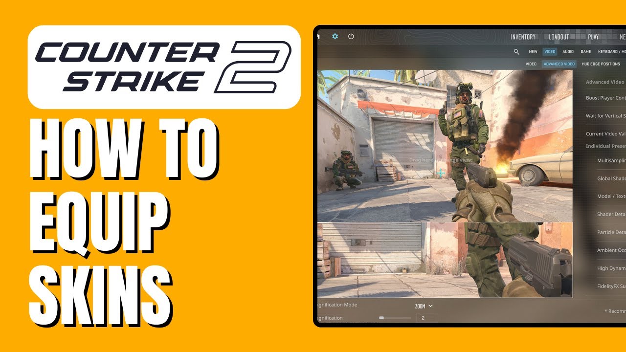How To Equip Skins and Edit Loadoat in Cs2 - YouTube