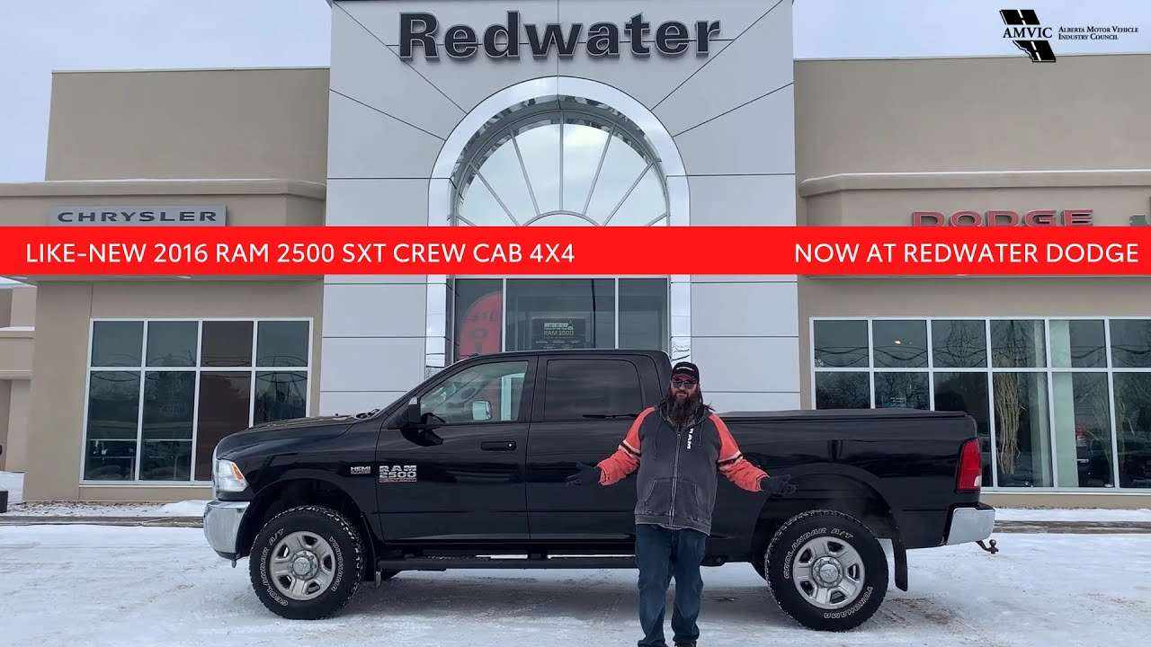 Like-New 2016 Ram 2500 SXT Crew Cab 4x4 - Low Kilometers | Stock ...