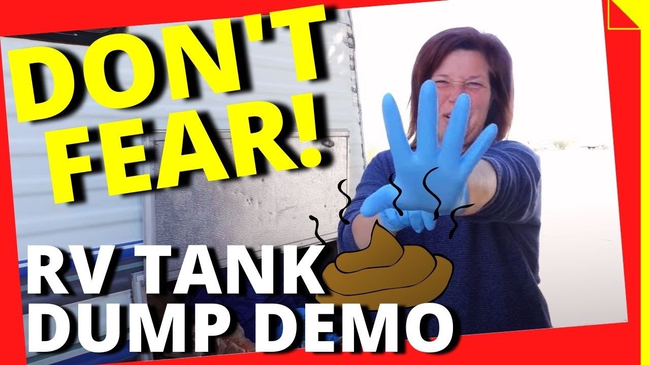 RV Dump Tank How To for Newbies with Demonstration - YouTube