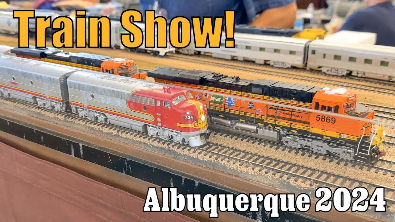 Model Train Show in Albuquerque Train Show 2024 - YouTube