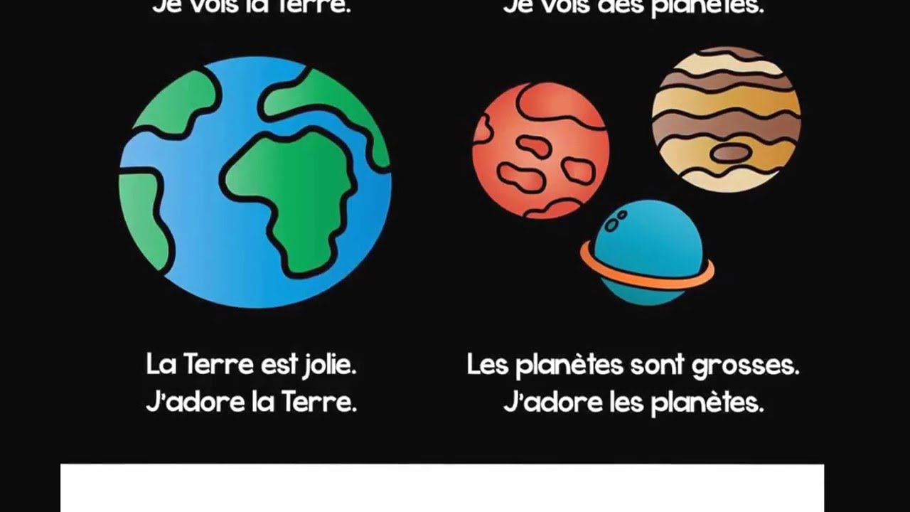 French Stories for young learners: dans l'espace (in space) - YouTube